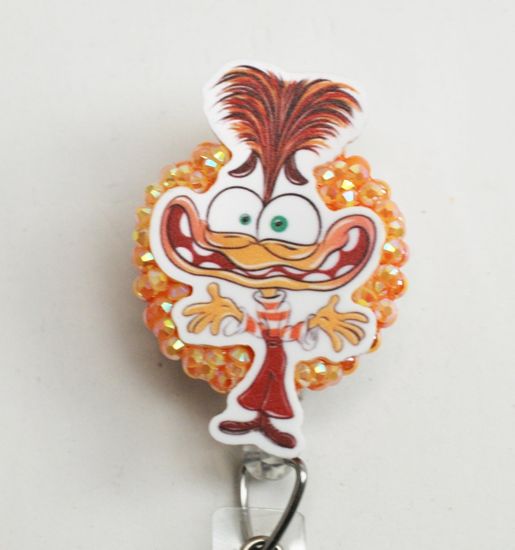 Inside Out 2 Anxiety Retractable ID Badge Reel – Zipperedheart