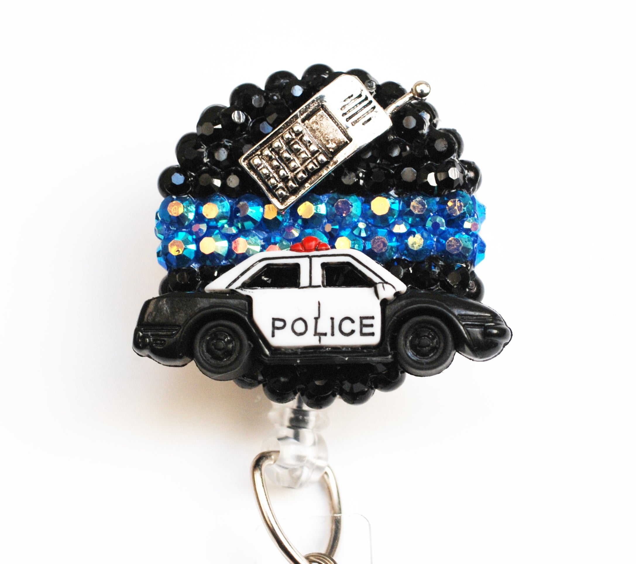 Police Car Retractable ID Badge Reel – Zipperedheart