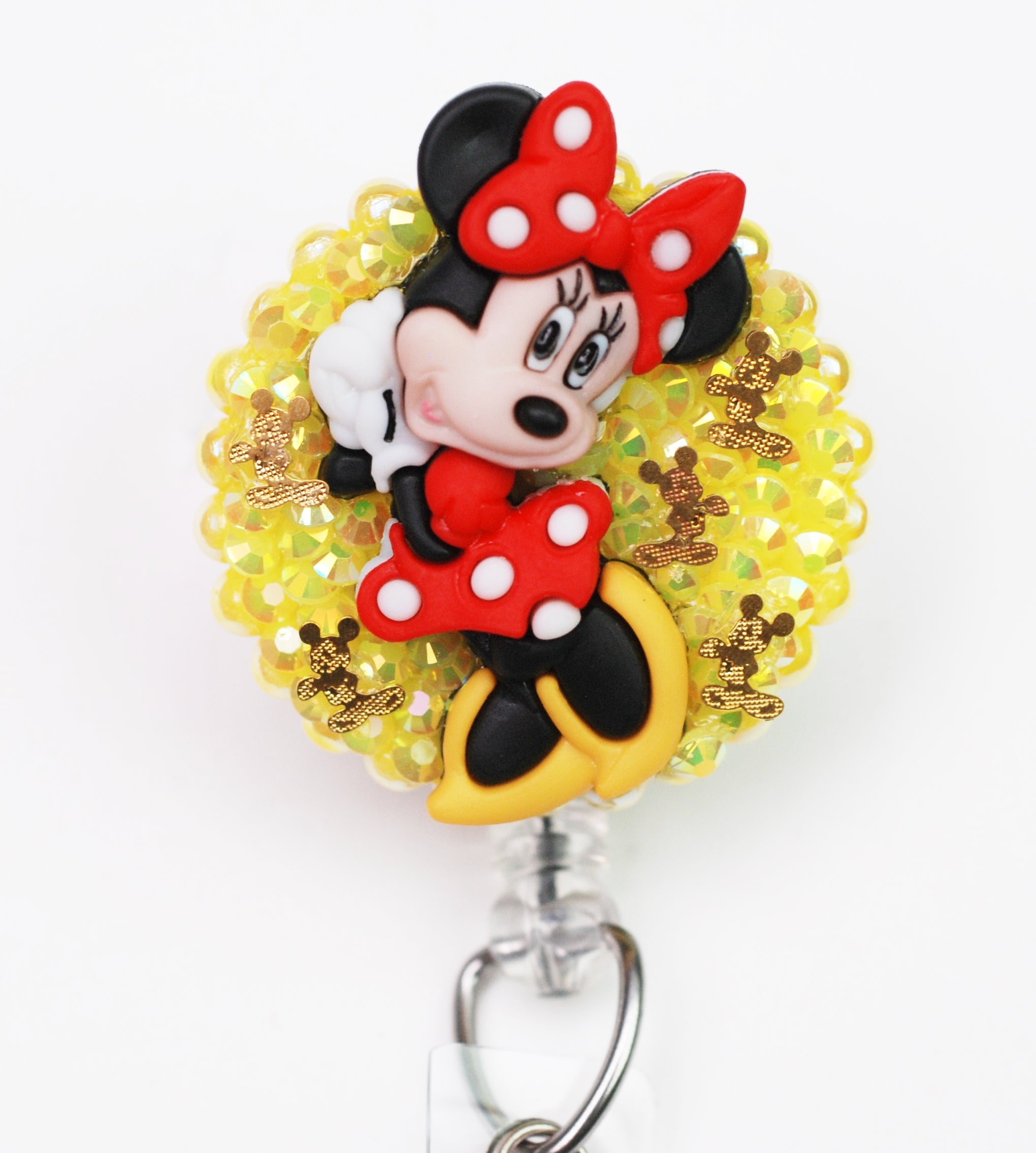 Sweet Minnie Mouse Retractable ID Badge Reel – Zipperedheart