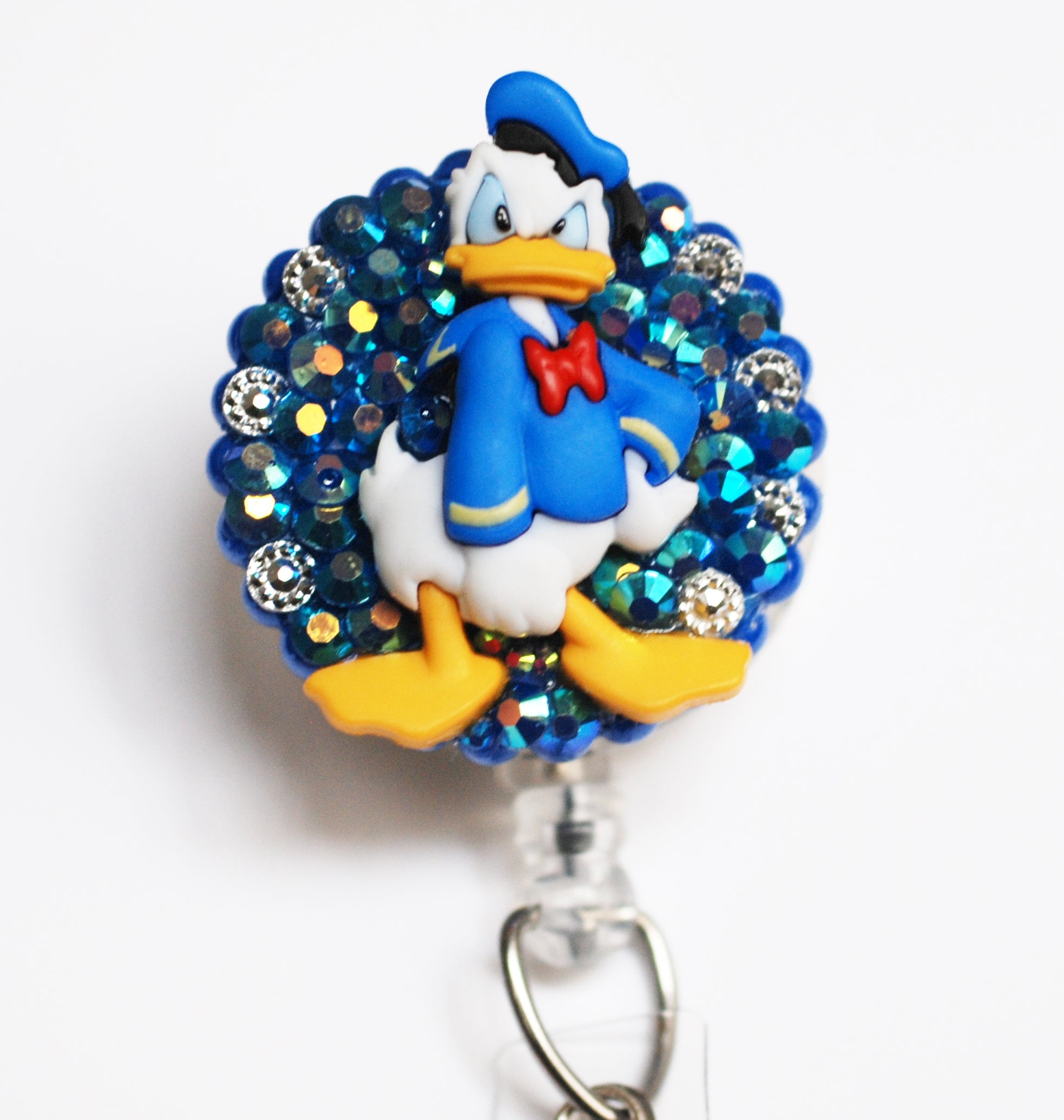 Donald Duck Mood Retractable ID Badge Reel – Zipperedheart