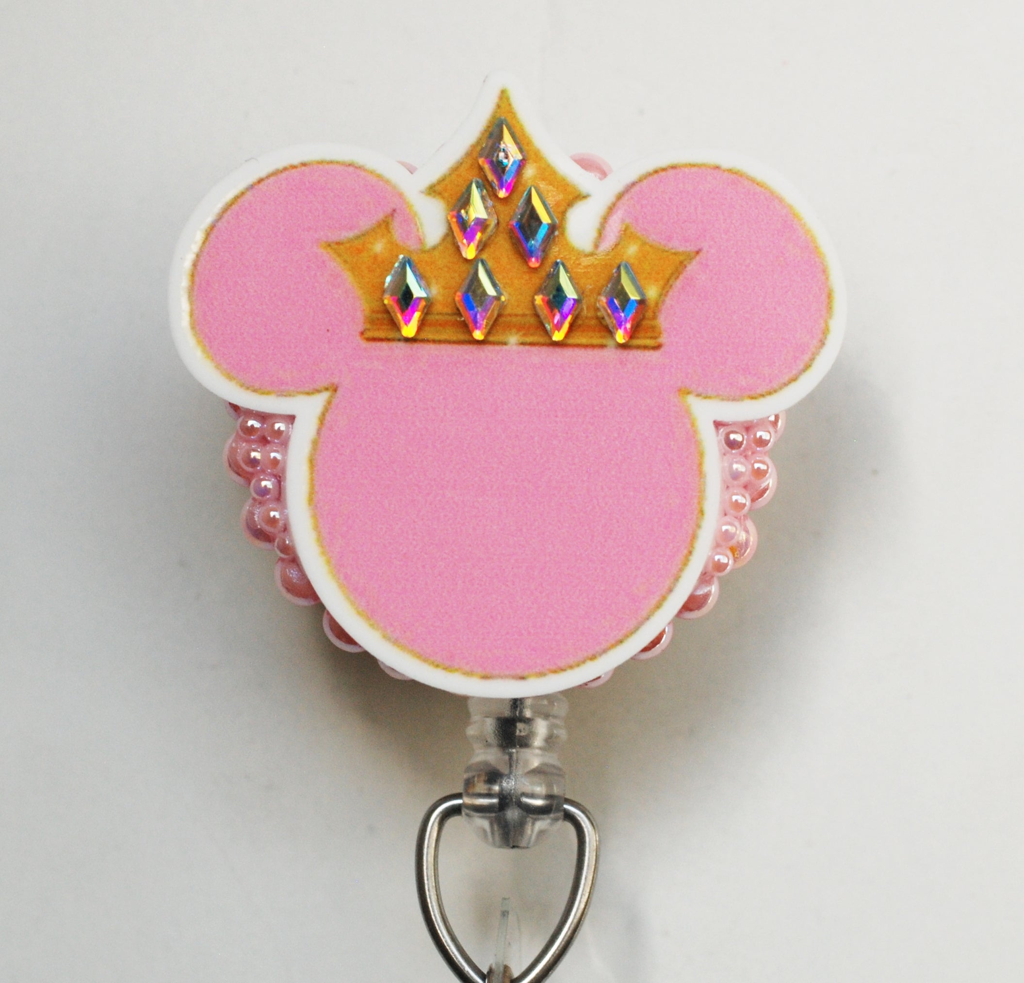 Simply Princess Minnie Mouse Retractable ID Badge Reel – Zipperedheart